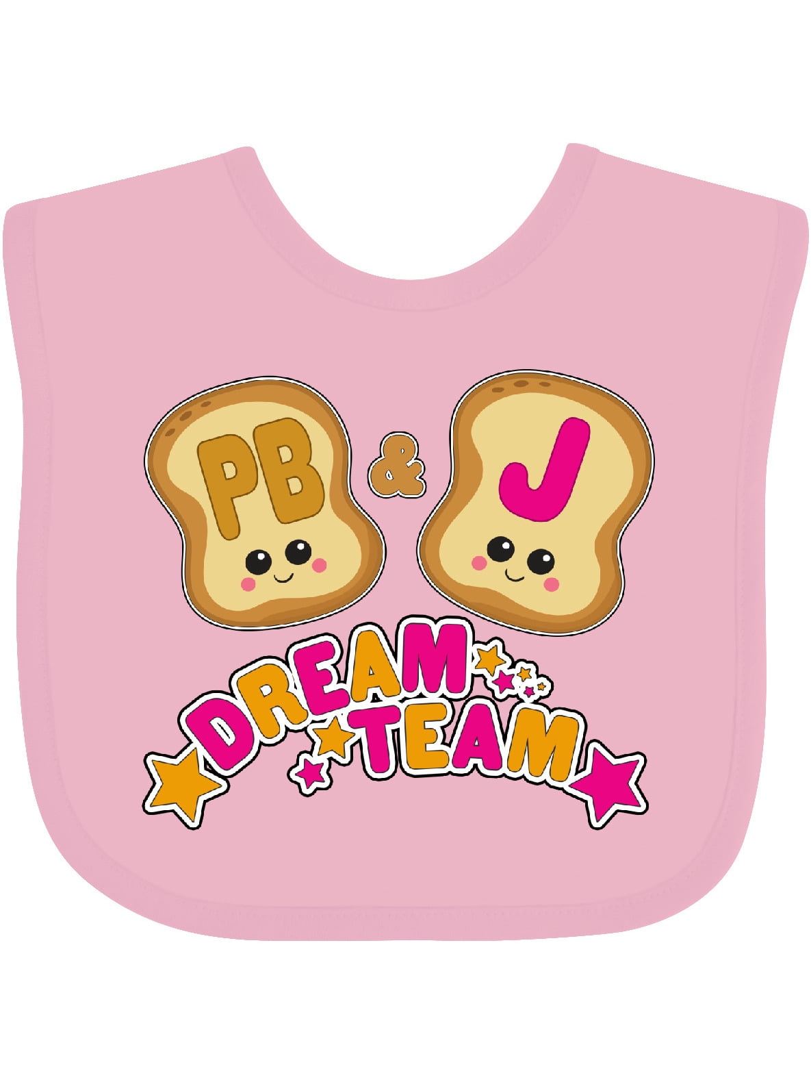 Inktastic Dream Team Peanut Butter and Jelly Boys or Girls Baby Bib ...