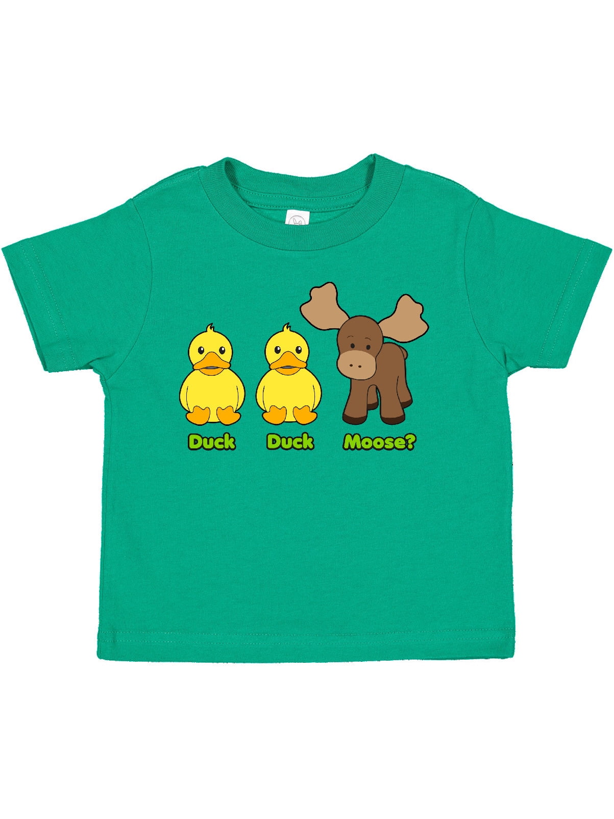 Inktastic Duck Duck Moose? Boys or Girls Toddler T-Shirt - Walmart.com