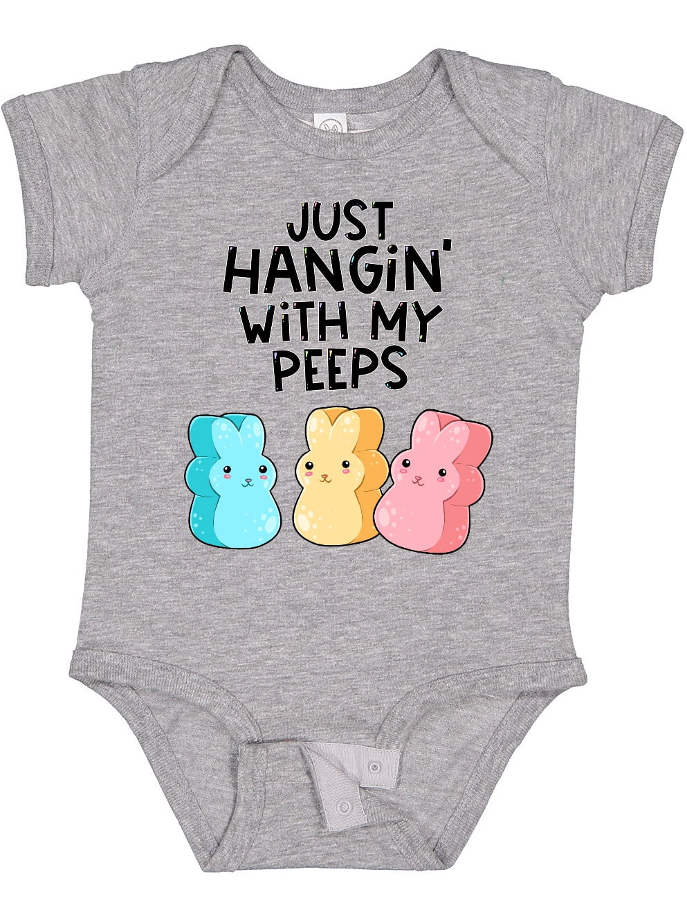 Inktastic Easter Just Hangin' with My Peeps Boys or Girls Baby Bodysuit ...