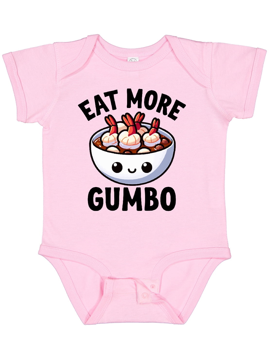 Inktastic Eat More Gumbo Funny Cajun Food Lover Boys or Girls Baby ...