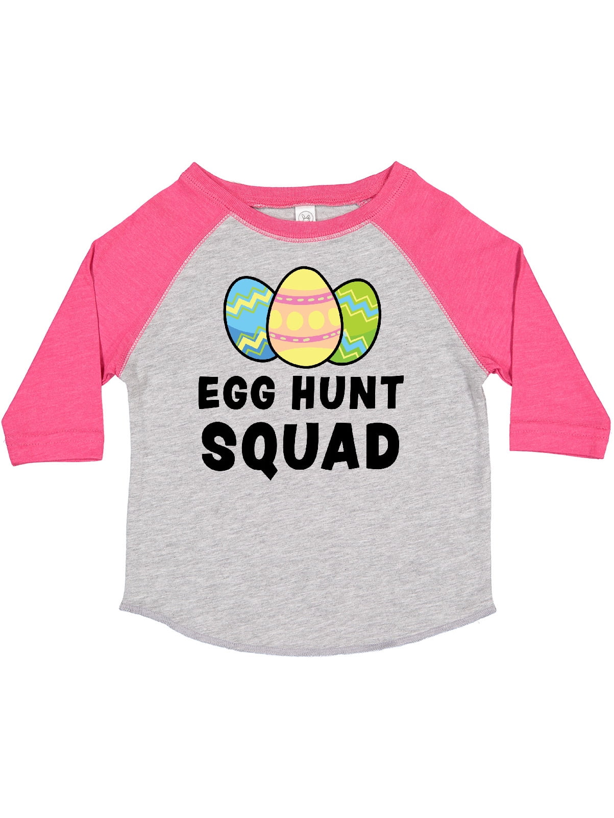 Inktastic Egg Hunt Squad with Easter Eggs Boys or Girls Toddler T-Shirt - Walmart.com