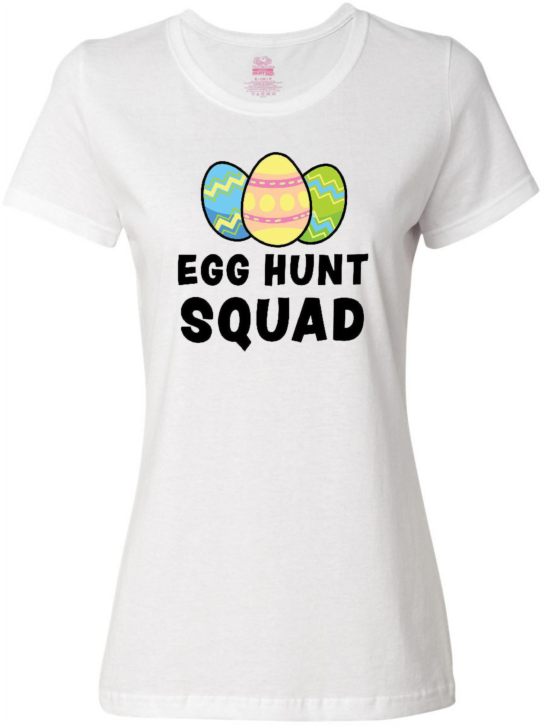 Inktastic Egg Hunt Squad with Easter Eggs Women's T-Shirt - Walmart.com