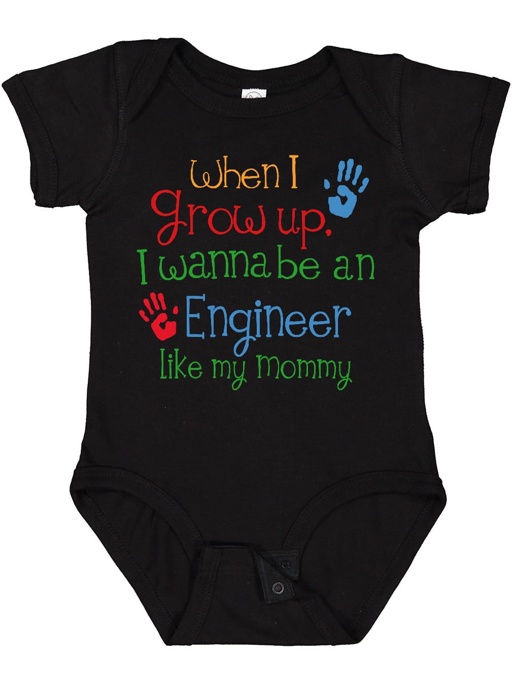 Inktastic Engineer Like Mommy Boys or Girls Baby Bodysuit - Walmart.com