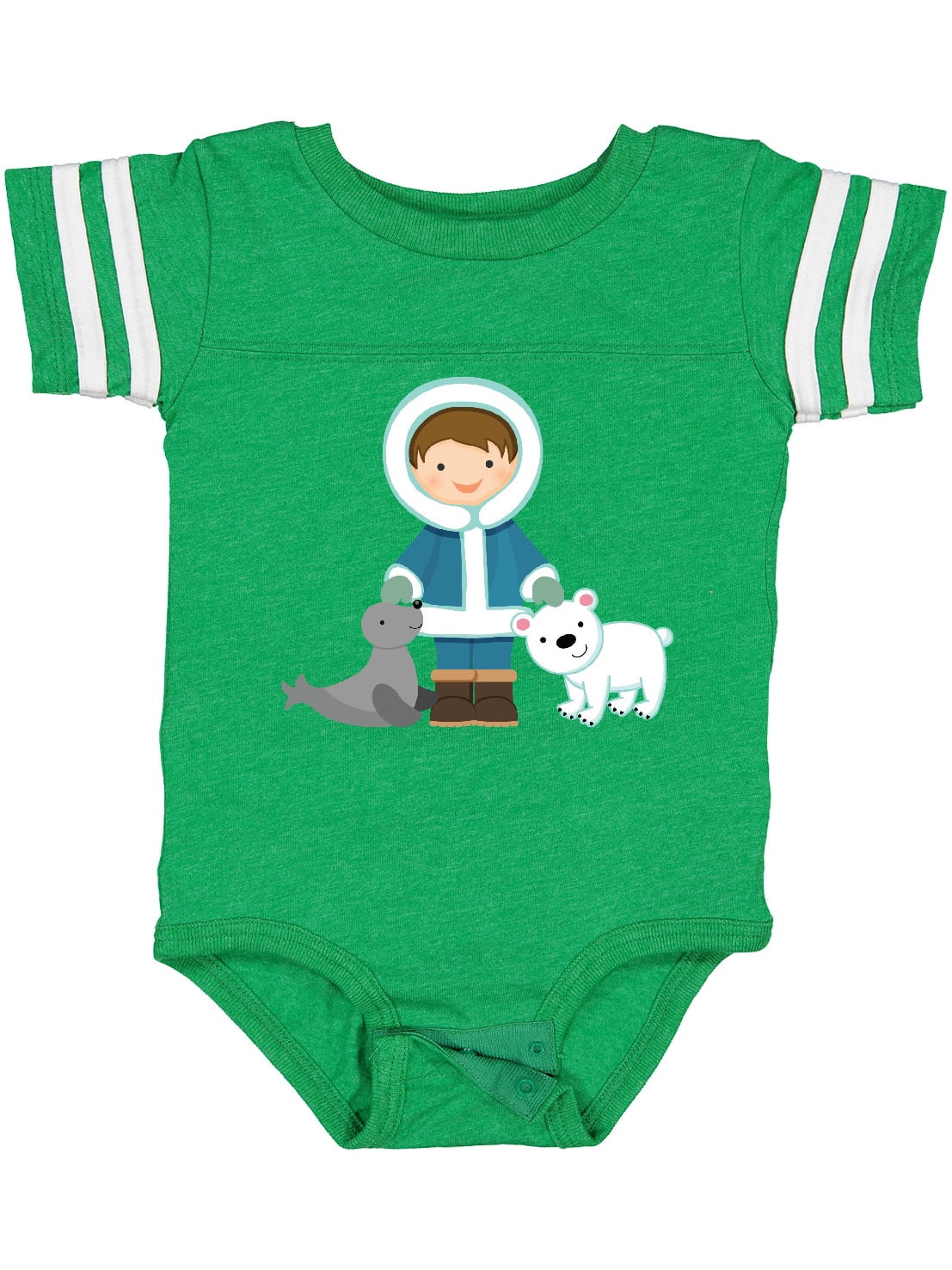 Inktastic Eskimo Boy Cute Alaska Boys Baby Bodysuit - Walmart.com