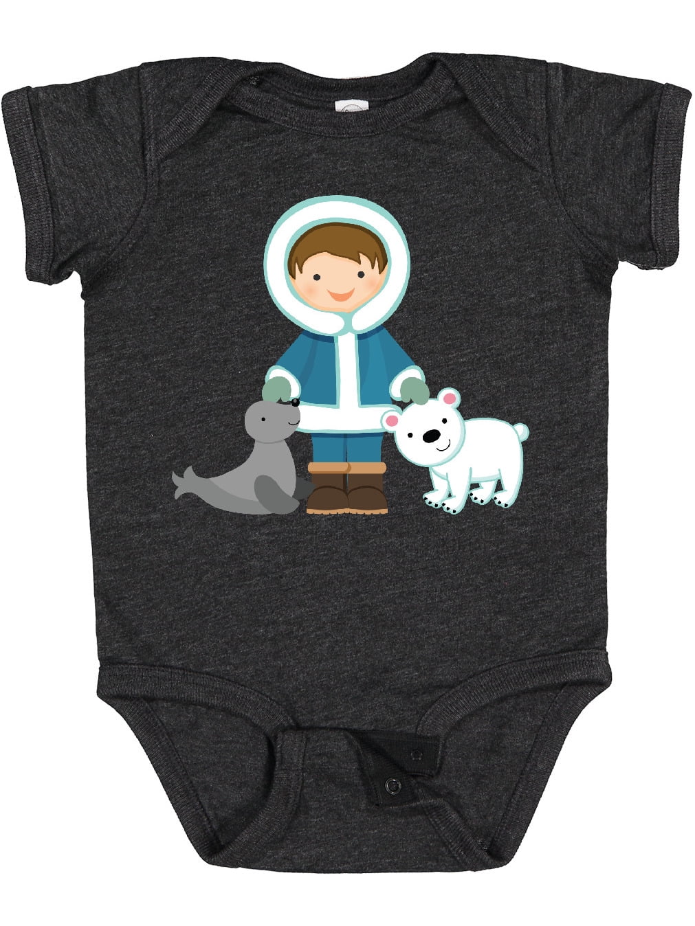 Inktastic Eskimo Boy Cute Alaska Boys Baby Bodysuit - Walmart.com