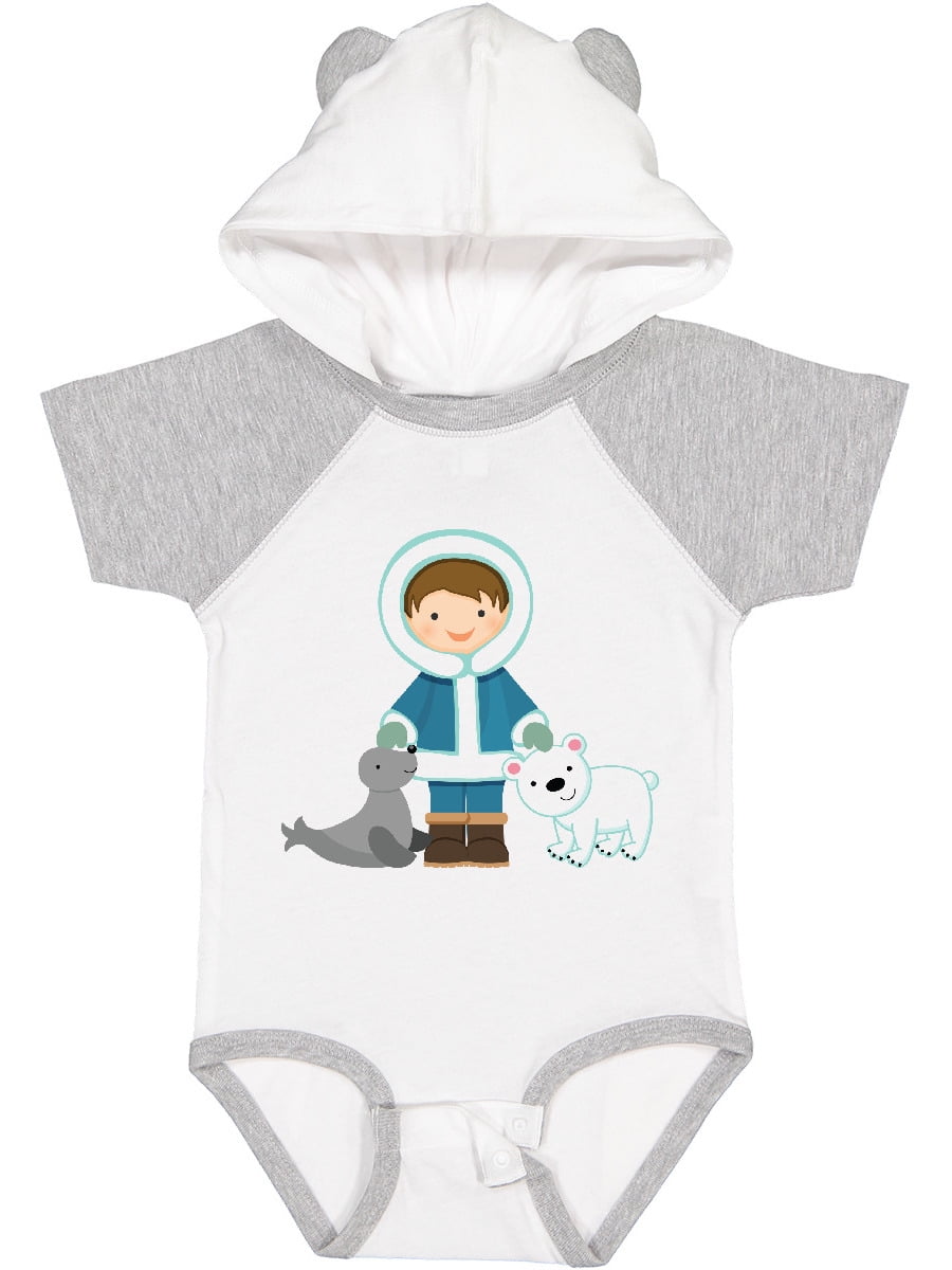 Inktastic Eskimo Boy Cute Alaska Boys Baby Bodysuit - Walmart.com