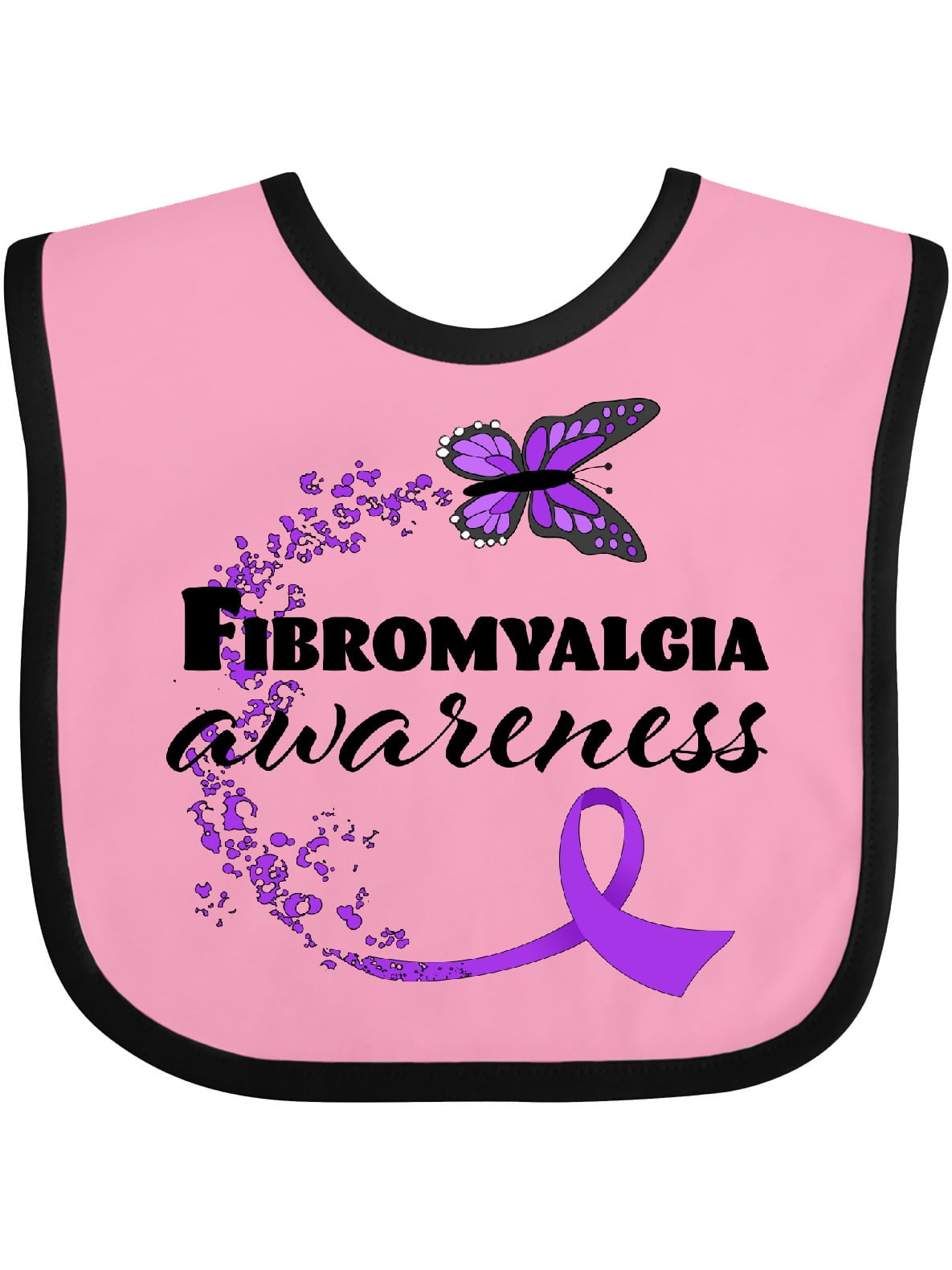 Inktastic Fibromyalgia Awareness butterfly ribbon Boys or Girls Baby ...