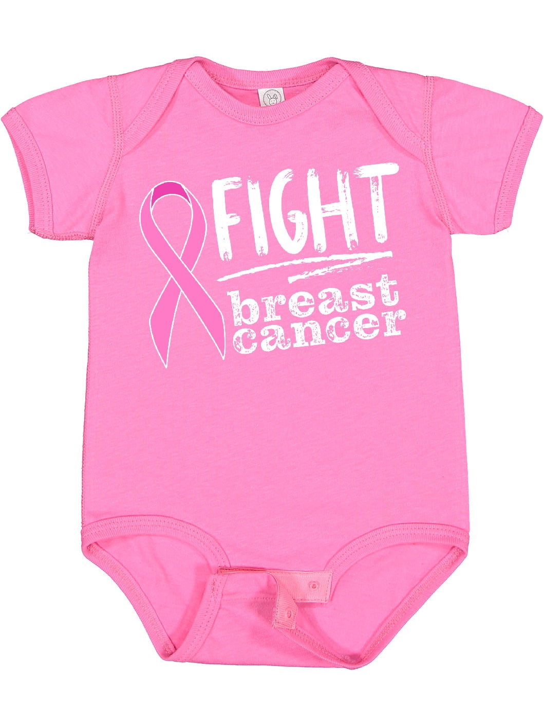 Inktastic Fight Breast Cancer Pink Ribbon Boys or Girls Baby Bodysuit - Walmart.com