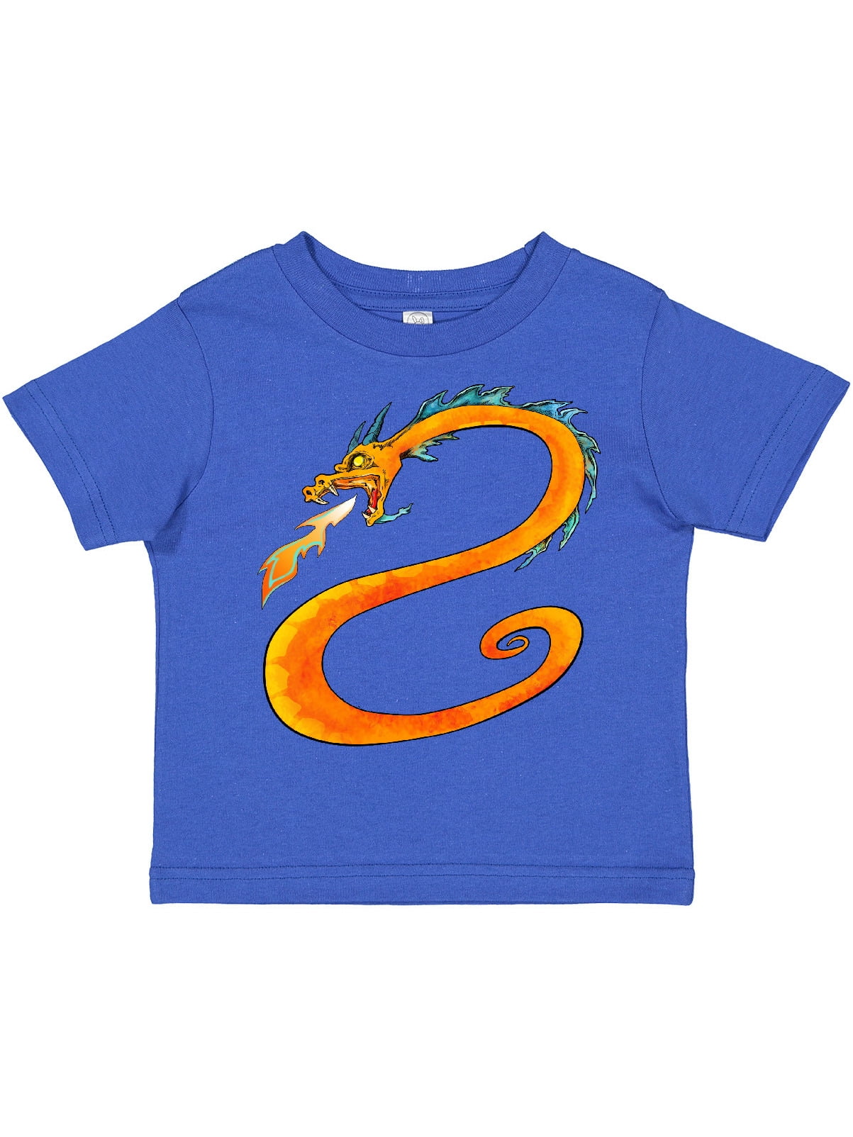 Inktastic Fire-Breathing Dragon Boys or Girls Toddler T-Shirt - Walmart.com