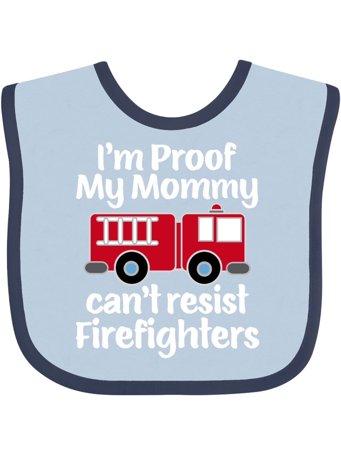 Inktastic Firefighter Daddy Baby Fireman Boys or Girls Baby Bib ...