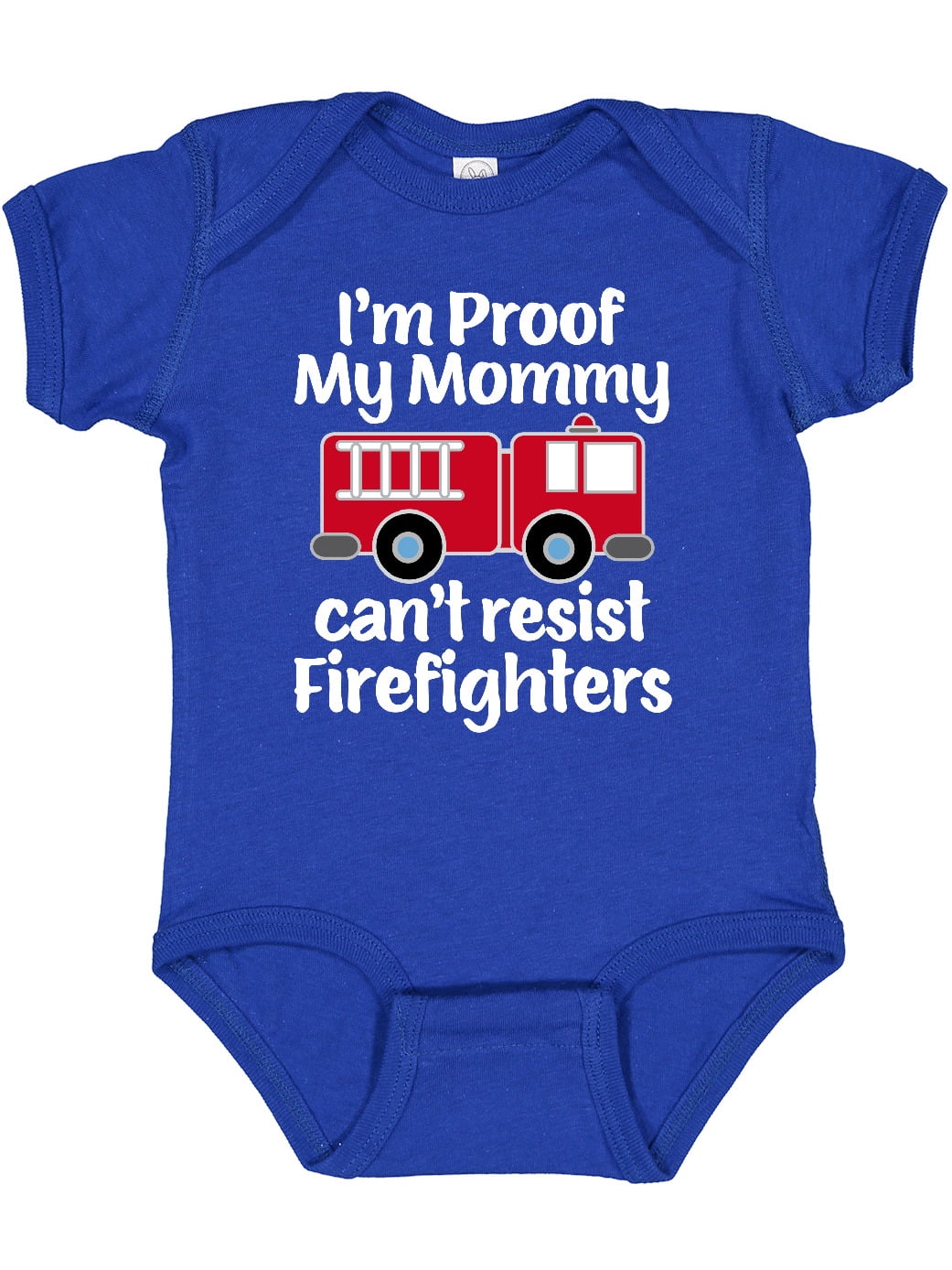 Inktastic Firefighter Daddy Baby Fireman Boys or Girls Baby Bodysuit ...