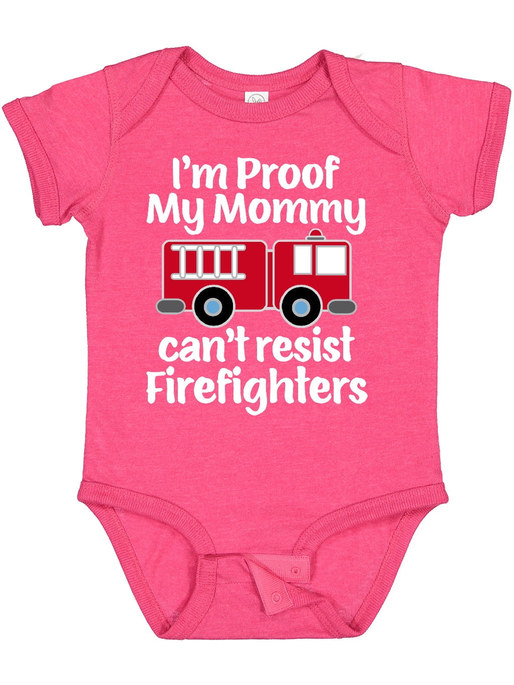 Inktastic Firefighter Daddy Baby Fireman Boys or Girls Baby Bodysuit ...