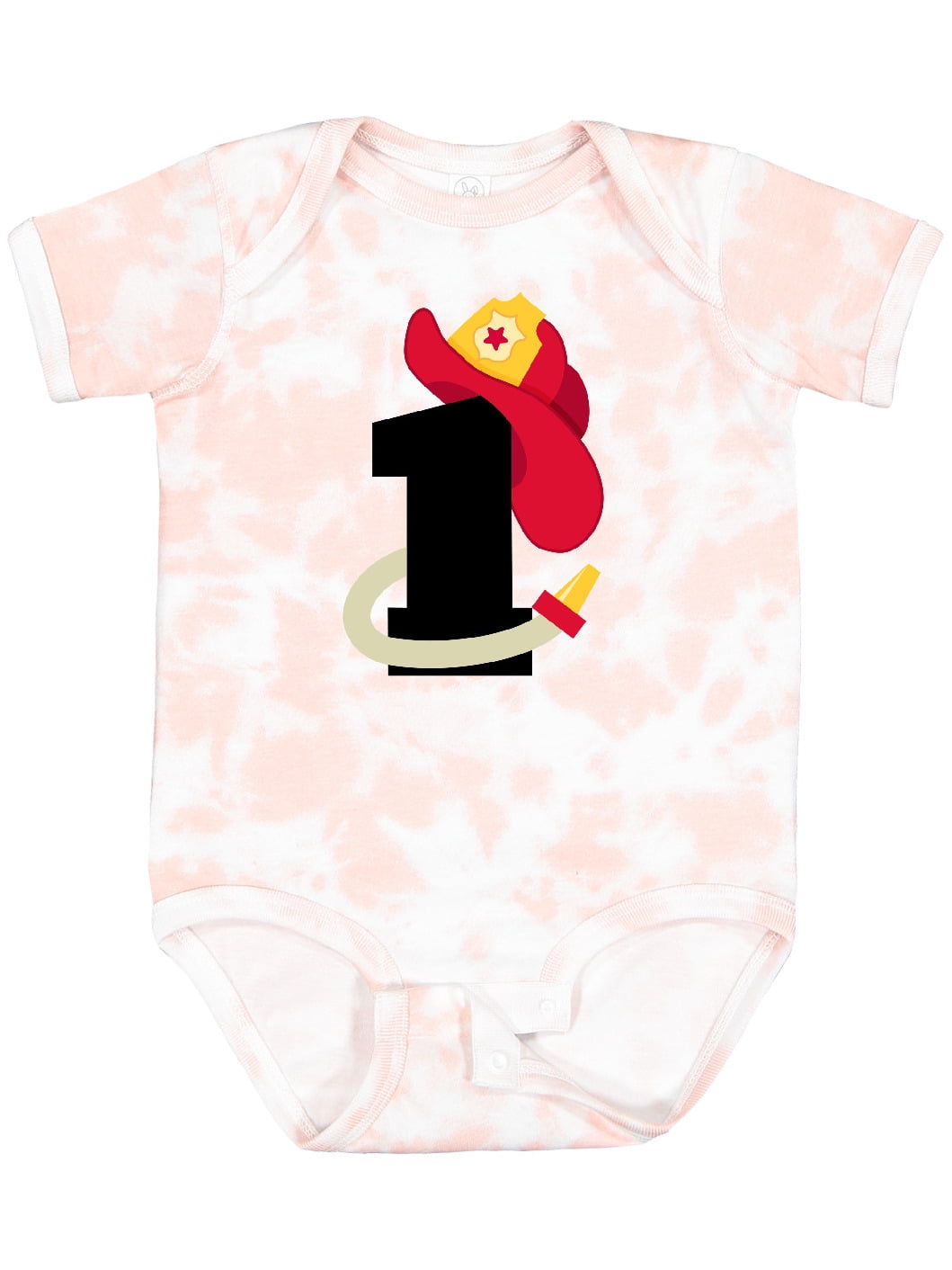 Inktastic Fireman 1st Birthday Boys or Girls Baby Bodysuit - Walmart.com