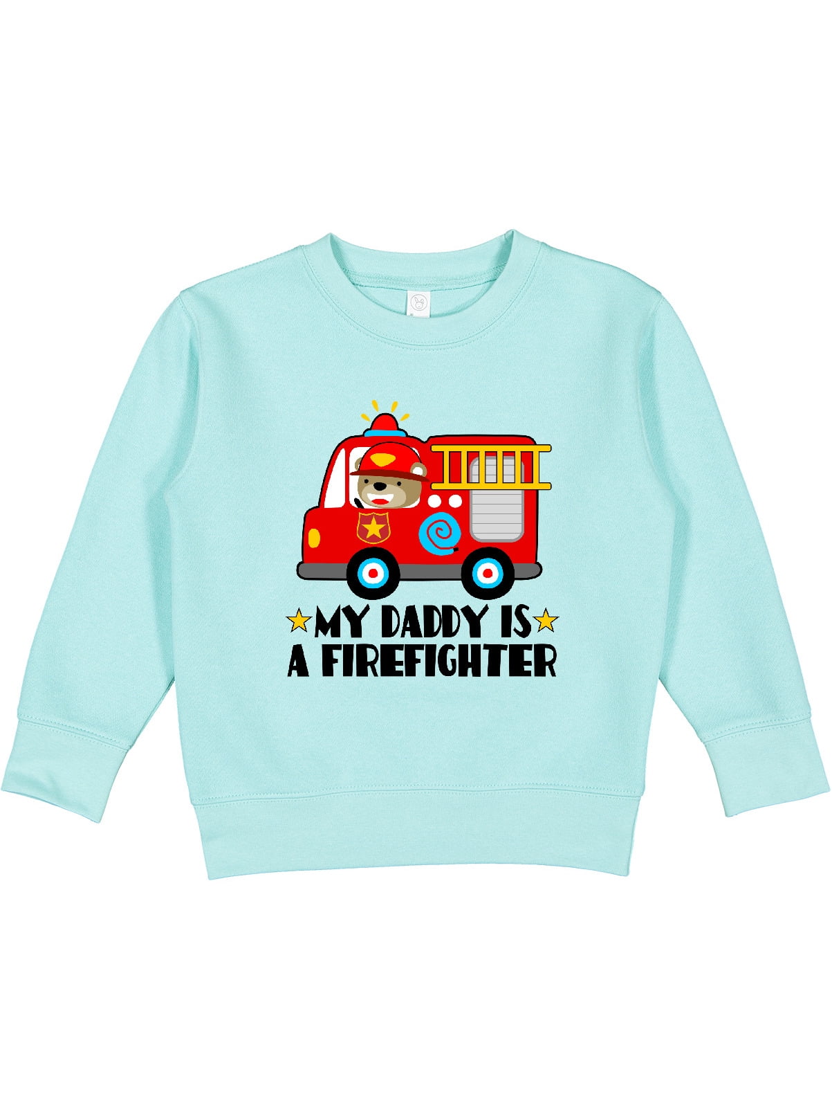Inktastic Fireman Daddy is a Firefighter Toddler Sweatshirt - Walmart.com