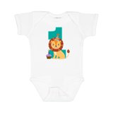 Inktastic First Birthday Boy Lion 1 Year Old Boys or Girls Baby ...