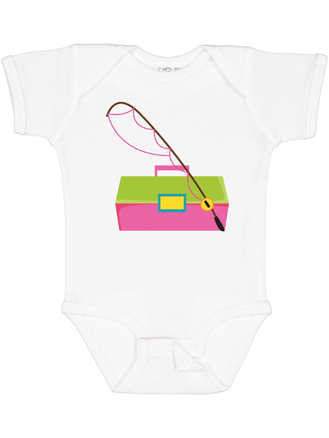 Inktastic Fishing Tackle Girls Girls Baby Bodysuit - Walmart.com