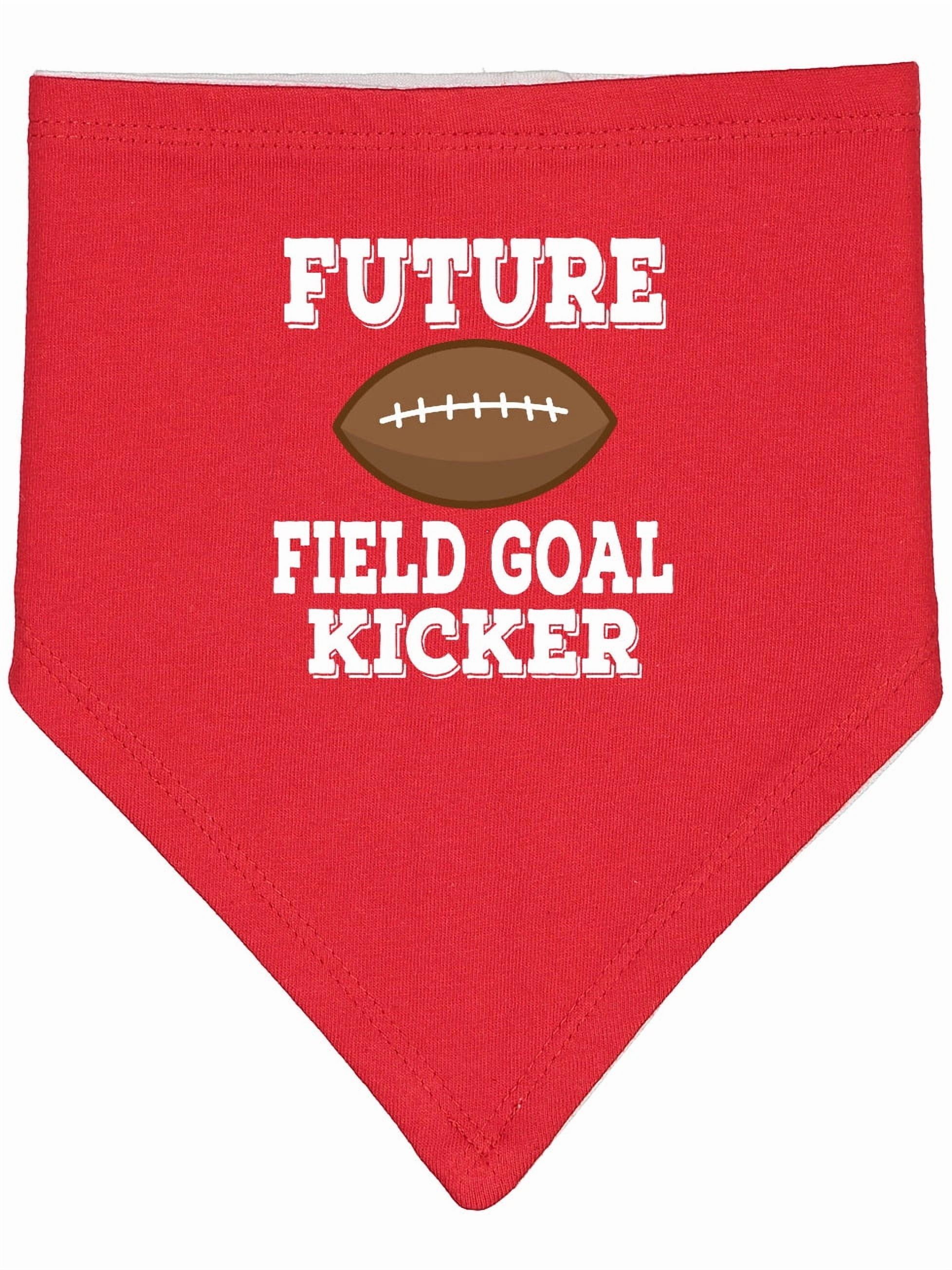 Inktastic Football Future Field Goal Kicker Baby Bandana Bib - Walmart.com