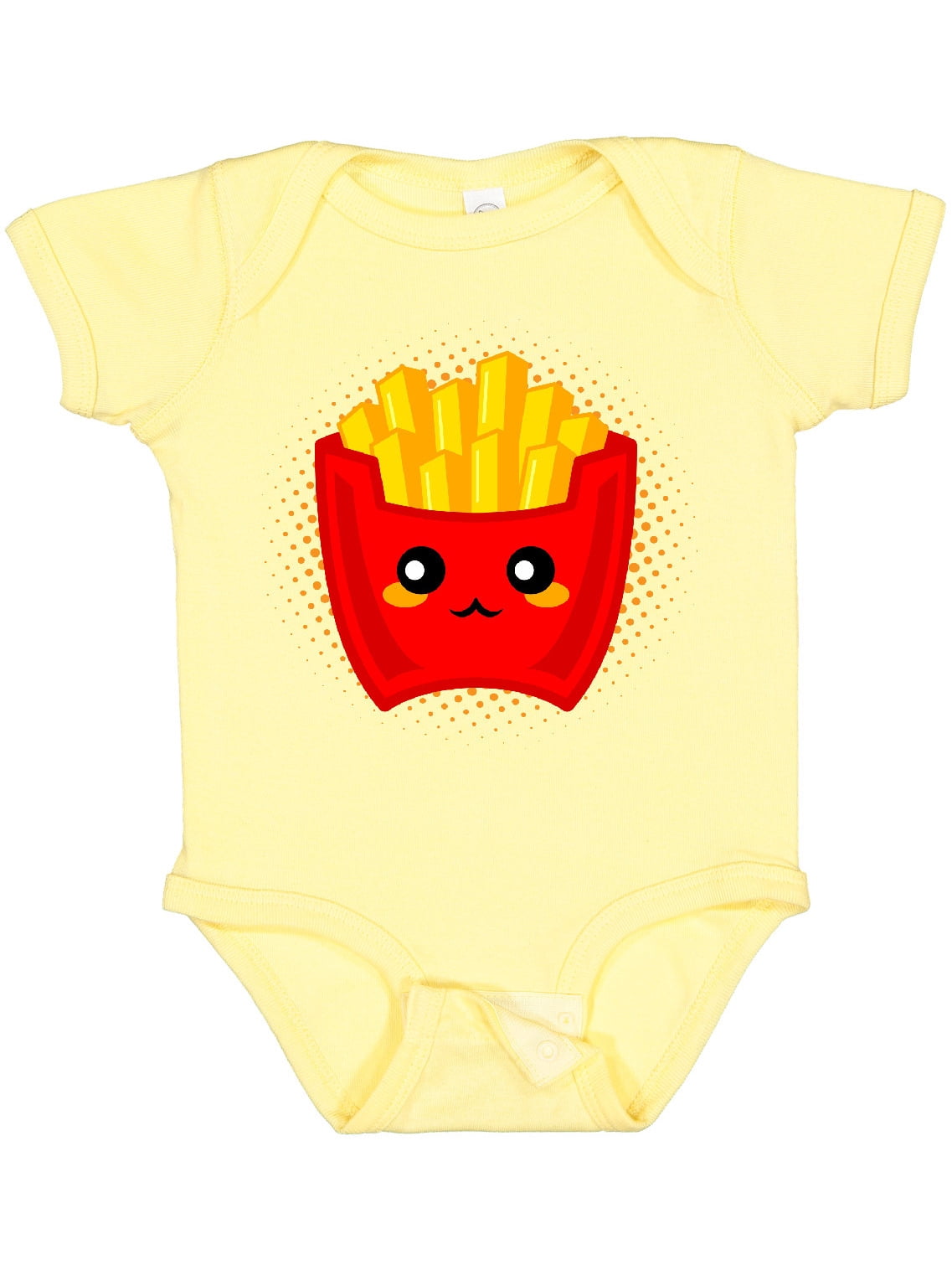 Inktastic French Fries Funny Food Boys or Girls Baby Bodysuit - Walmart.com