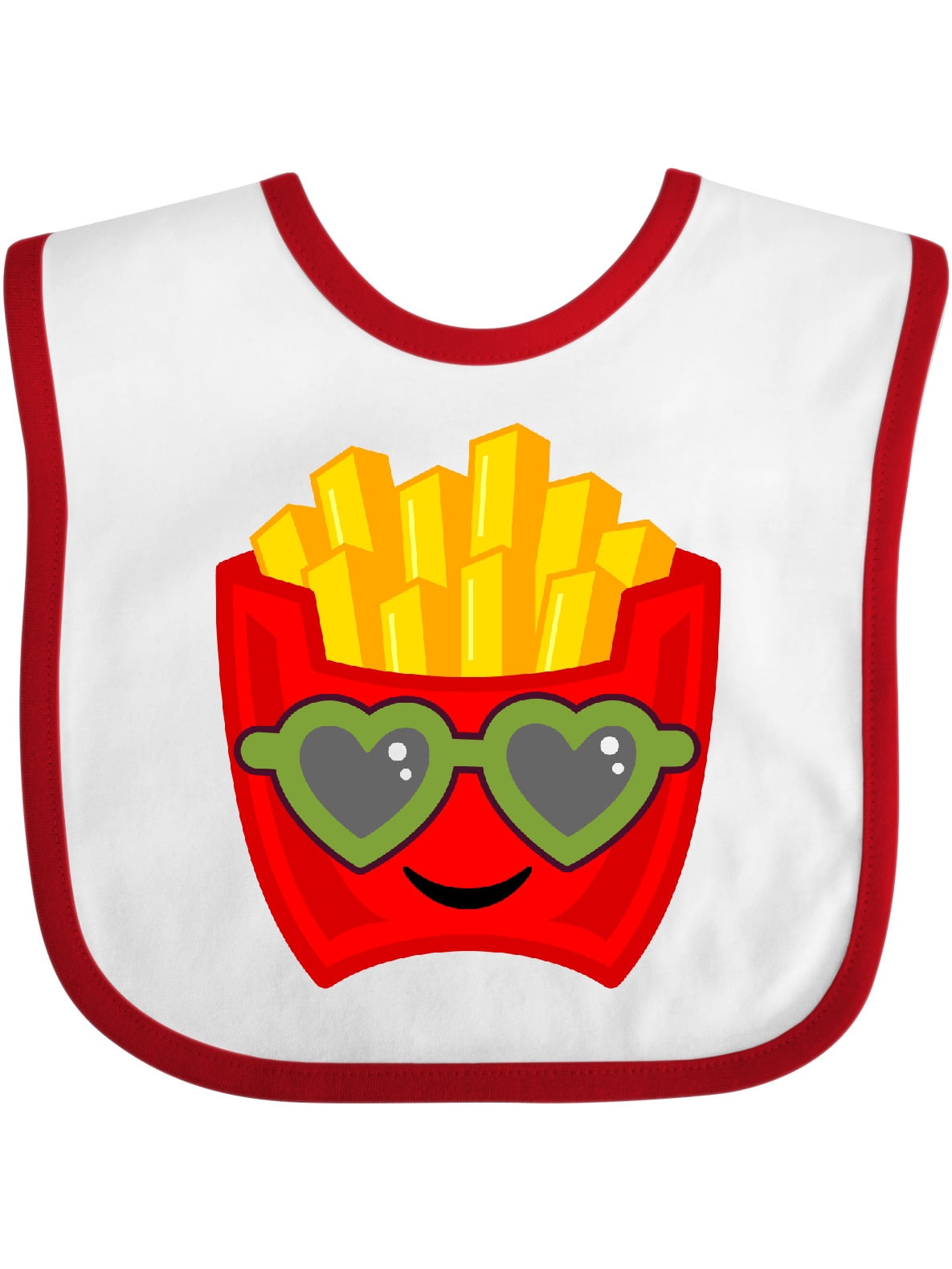 Inktastic French Fries Funny Fry Lover Boys or Girls Baby Bib - Walmart.com