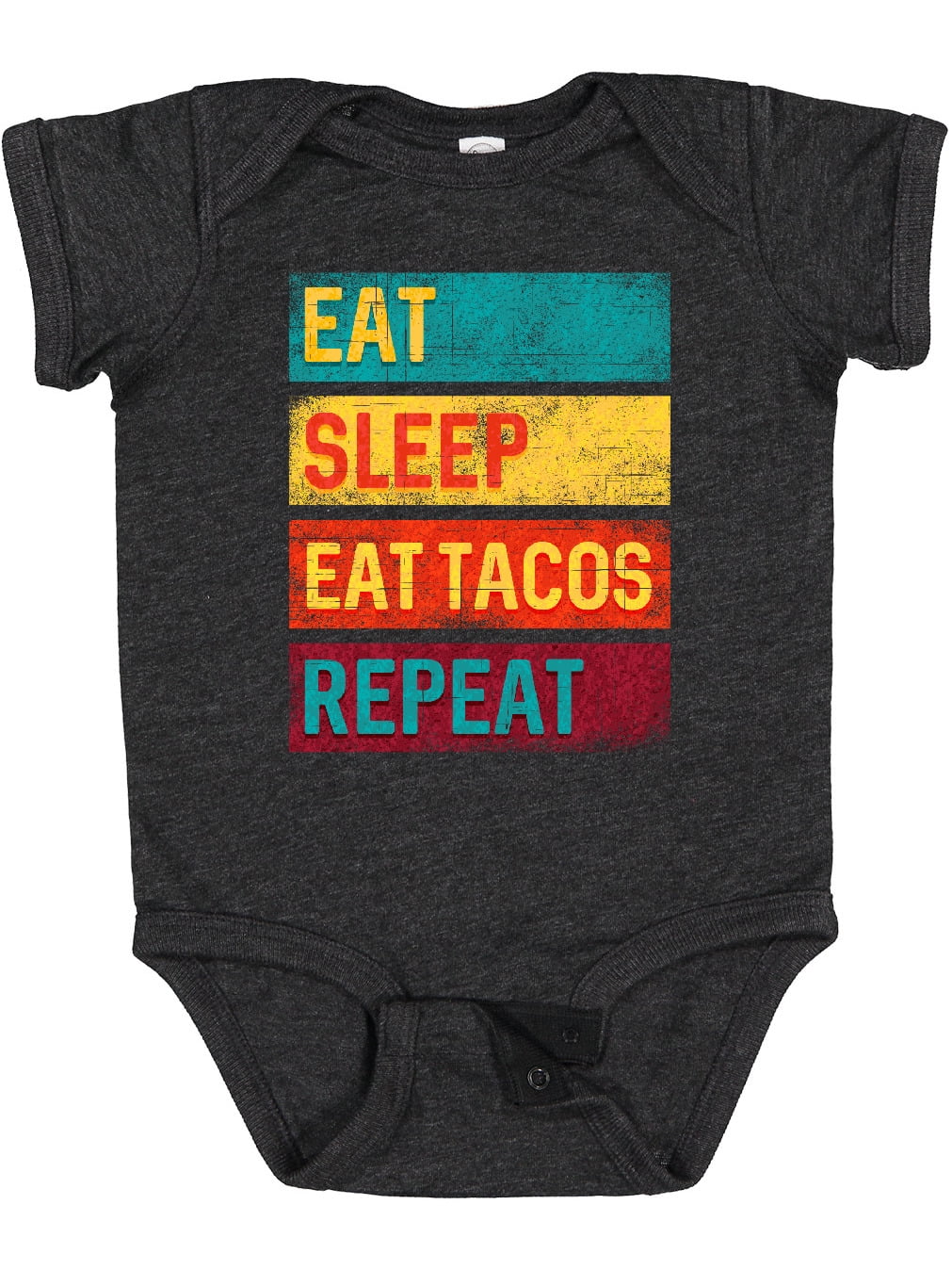 Inktastic Funny Taco Eat Sleep Tacos Repeat Boys or Girls Baby Bodysuit ...