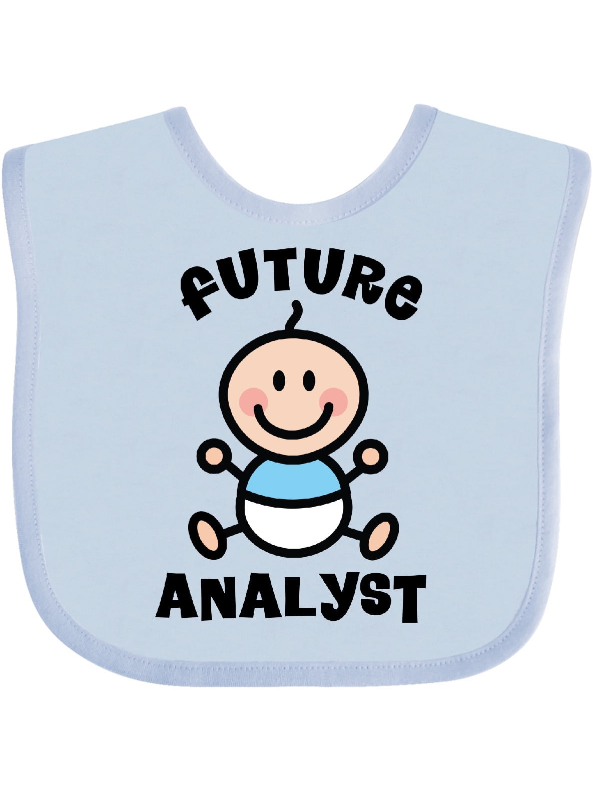 Inktastic Future Analyst Boys Baby Bib - Walmart.com