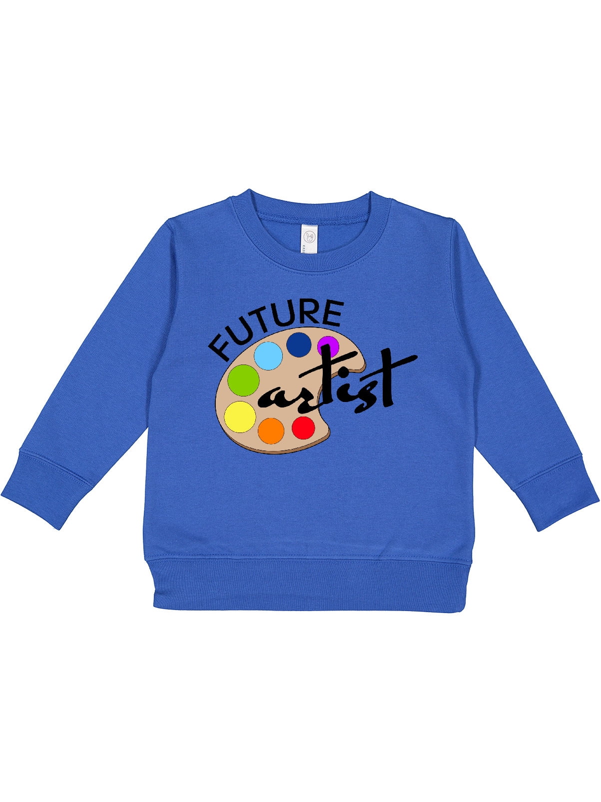 Inktastic Future Artist with Paints Toddler Sweatshirt - Walmart.com
