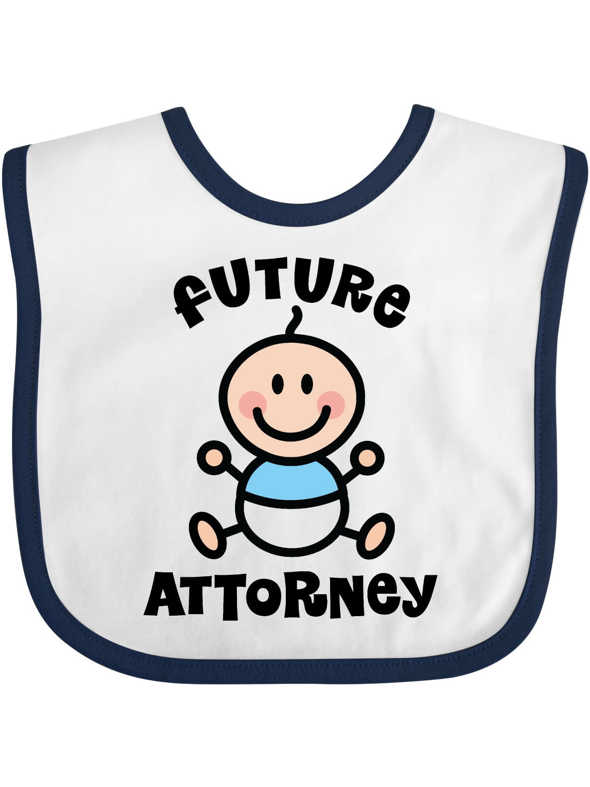 Inktastic Future Attorney Lawyer in Training Boys Baby Bib - Walmart.com