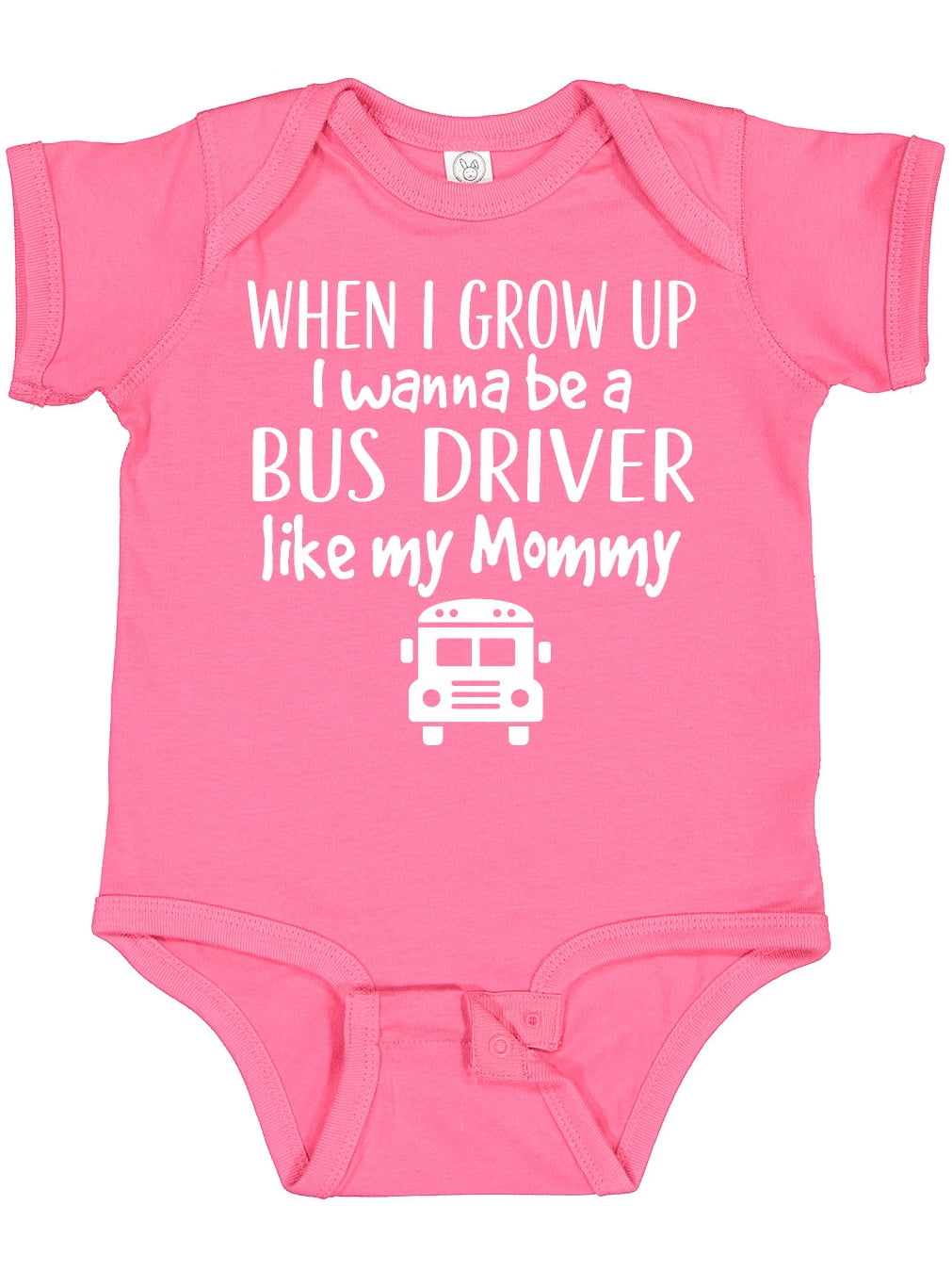 Inktastic Future Bus Driver Like Mommy Boys or Girls Baby Bodysuit ...