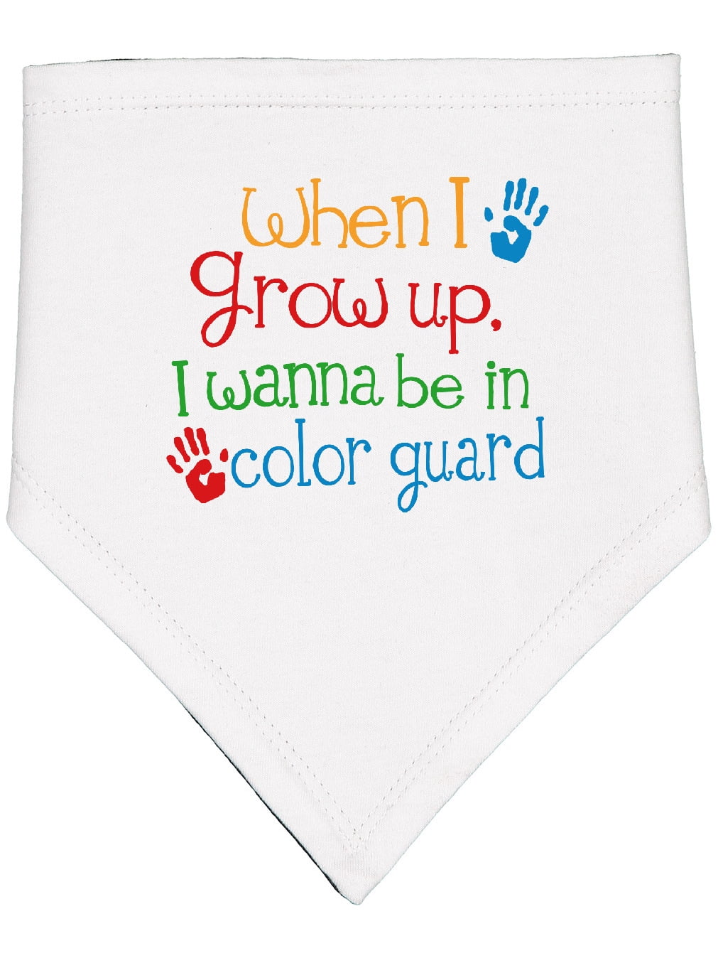 Inktastic Future Color Guard Member Baby Bandana Bib - Walmart.com