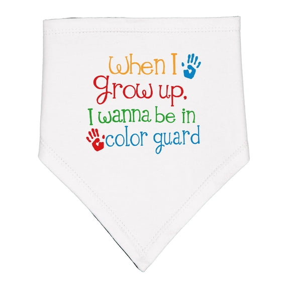 Inktastic Future Color Guard Member Baby Bandana Bib - Walmart.com