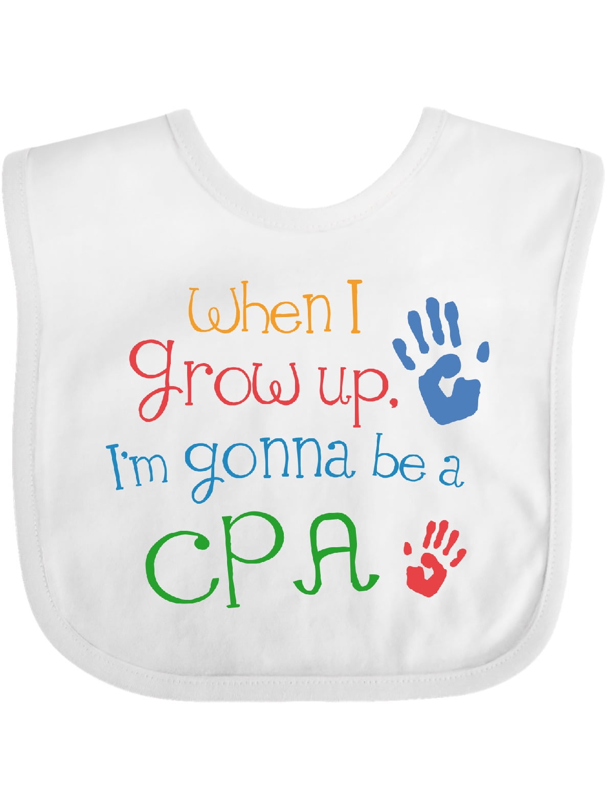 Inktastic Future Cpa Accountant Boys or Girls Baby Bib - Walmart.com