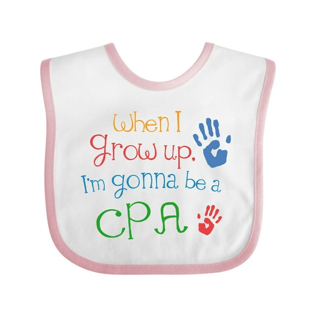 Inktastic Future Cpa Accountant Boys or Girls Baby Bib - Walmart.com
