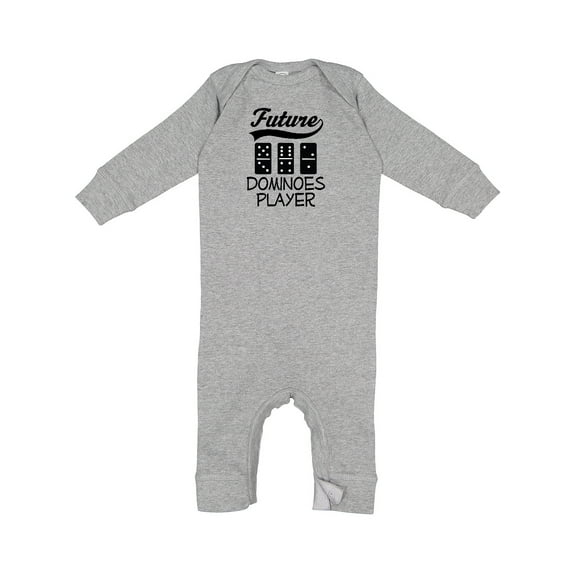 Inktastic Future Dominoes Player Game Baby Romper Coveralls - Walmart.com
