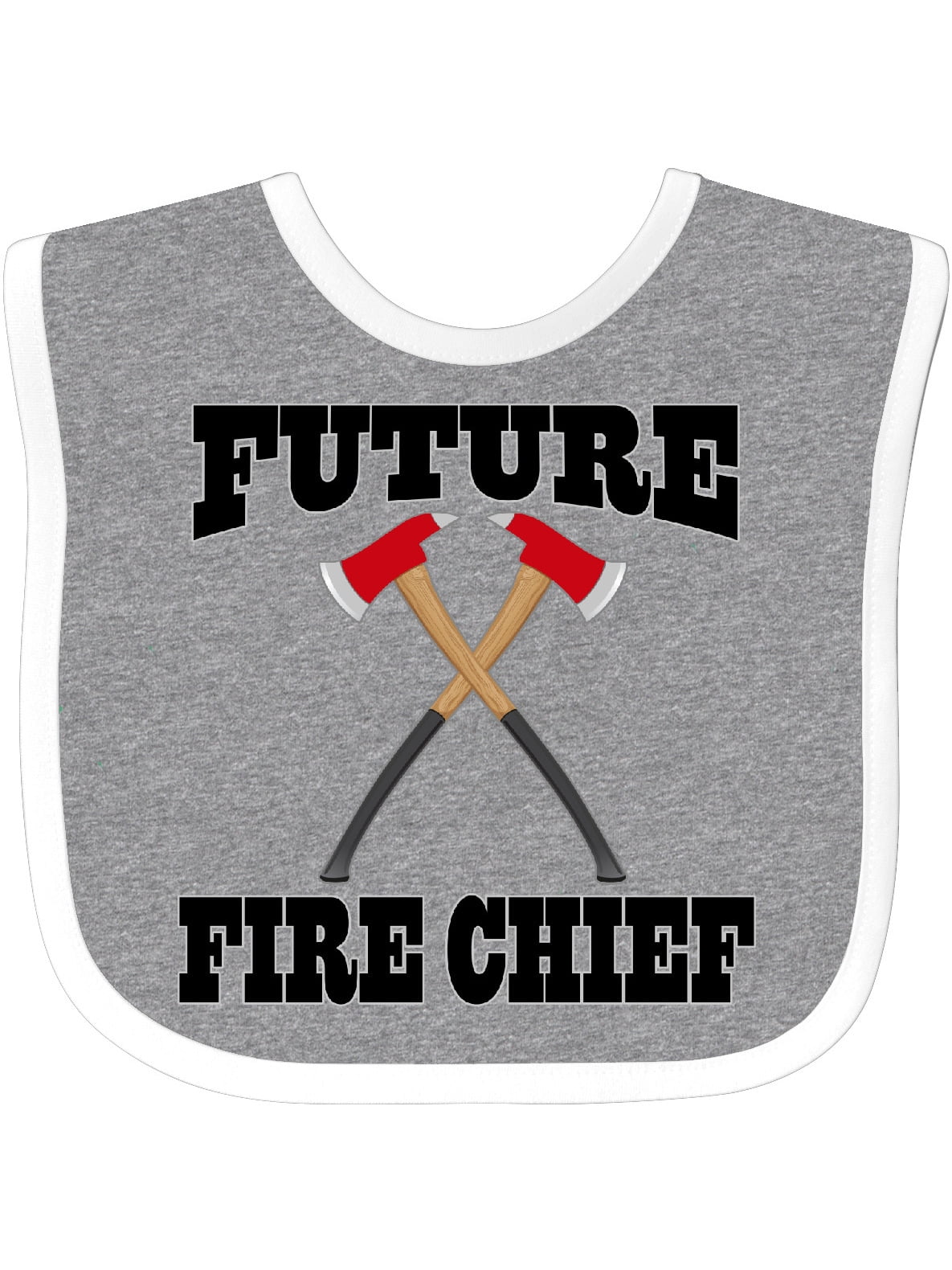Inktastic Future Fire Chief Firefighter Boys or Girls Baby Bib ...