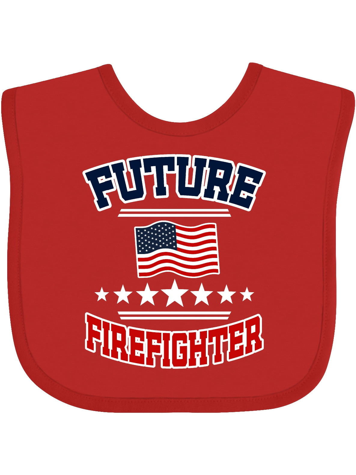 Inktastic Future Firefighter Boys or Girls Baby Bib - Walmart.com