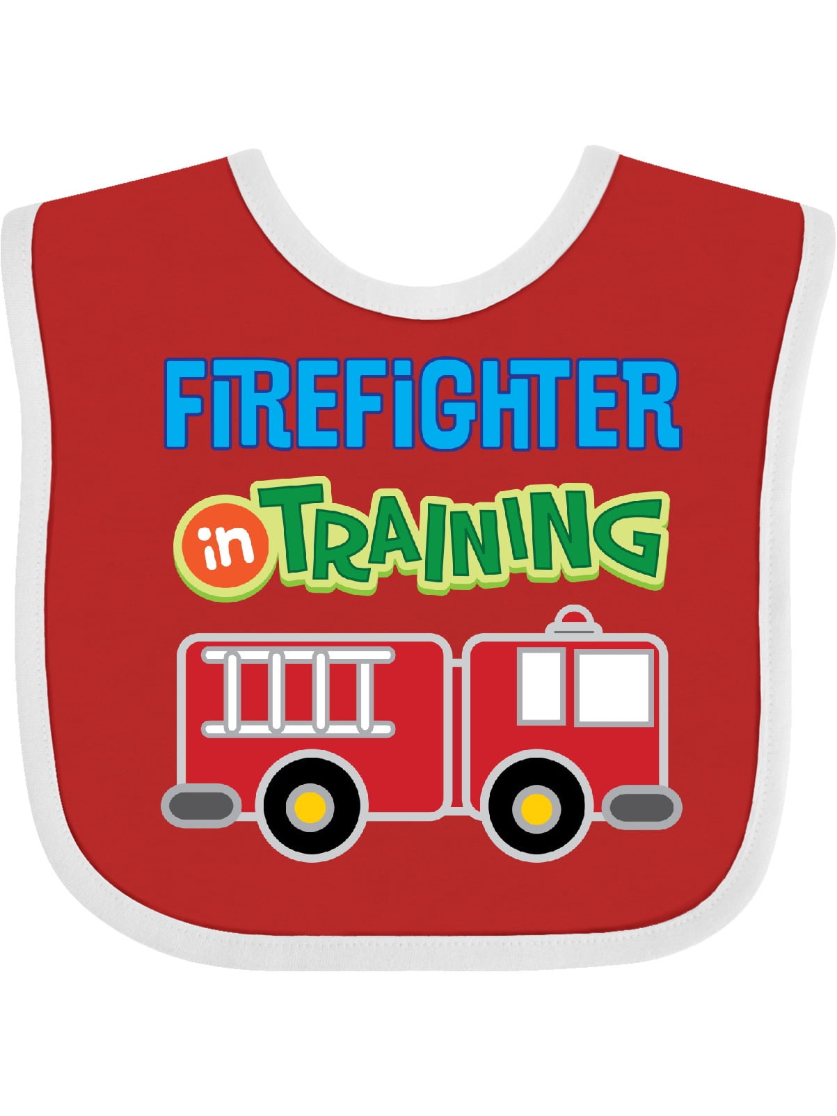 Inktastic Future Firefighter Kids Fireman Boys Baby Bib - Walmart.com