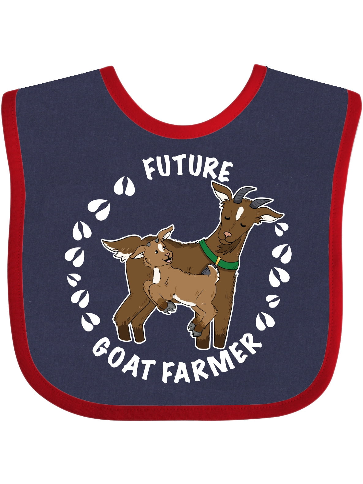 Inktastic Future Goat Farmer with Cute Goats and Hoof Prints Boys or ...