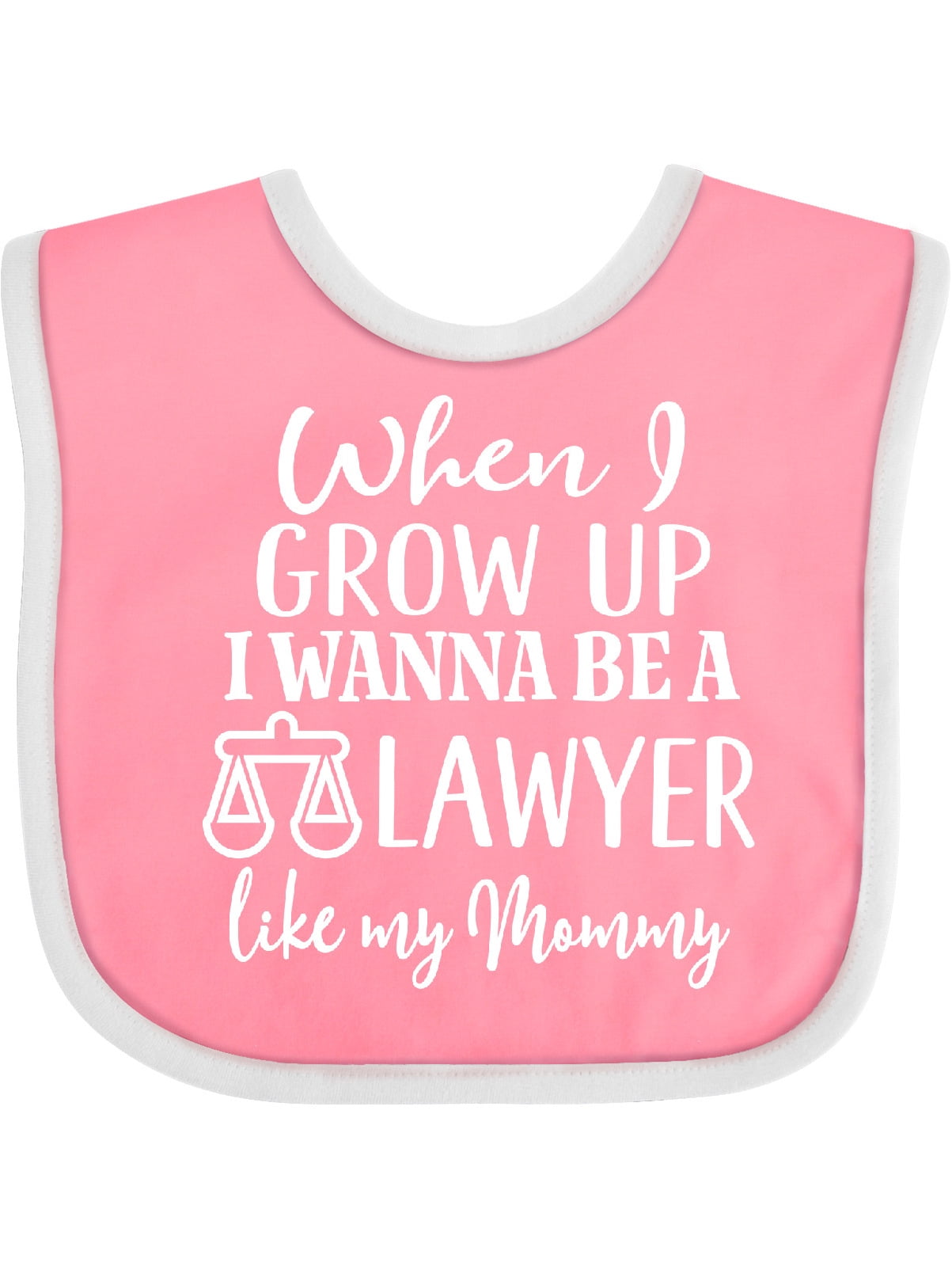 Inktastic Future Lawyer Like Mommy Boys or Girls Baby Bib - Walmart.com