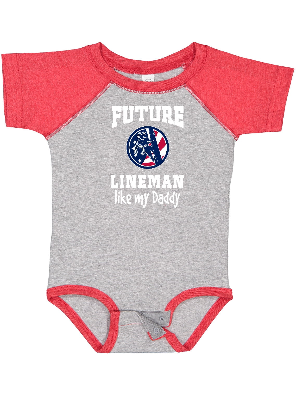 Inktastic Future Lineman Like Daddy Boys Baby Bodysuit - Walmart.com