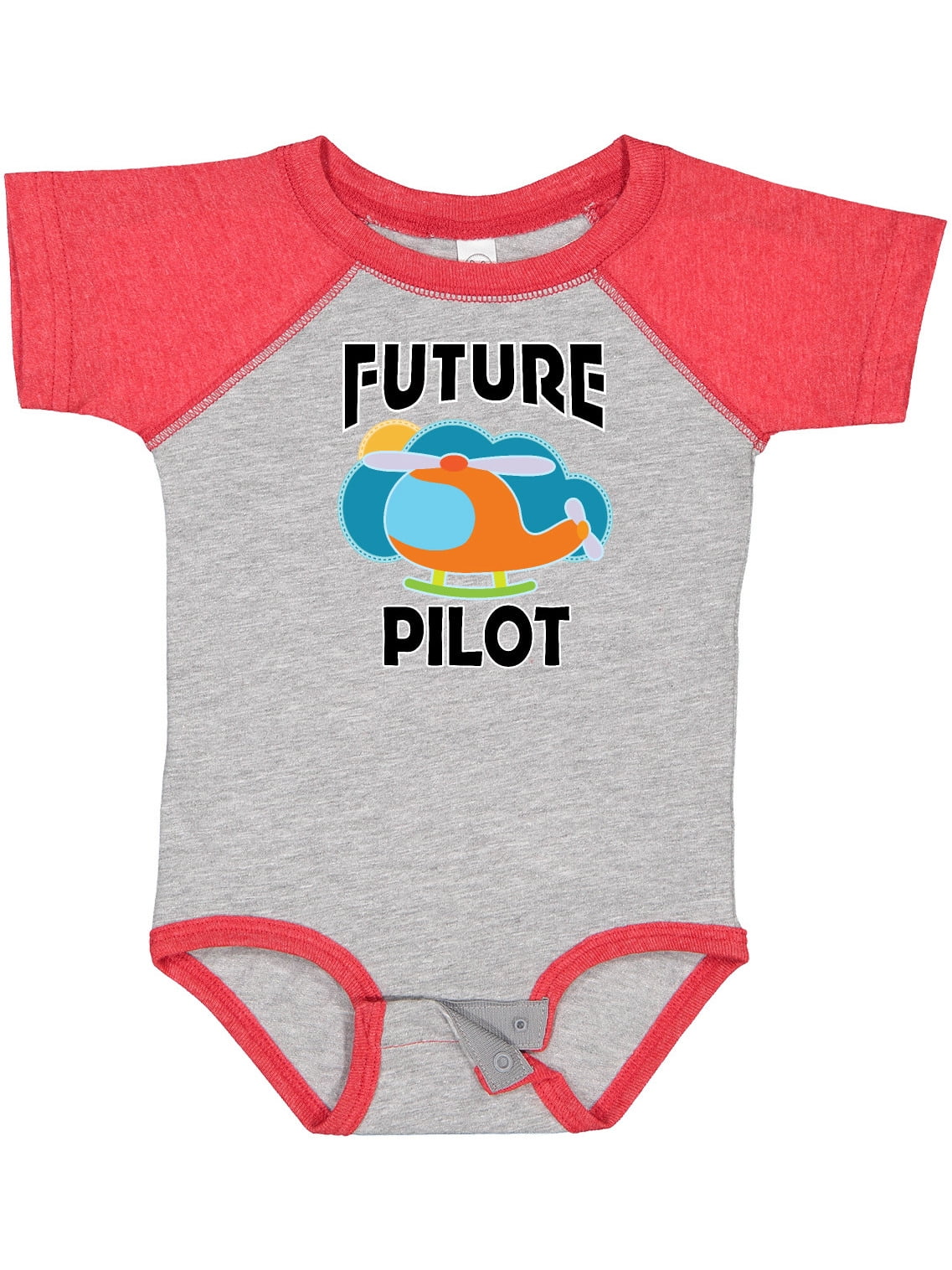 Inktastic Future Pilot Helicopter Boys or Girls Baby Bodysuit - Walmart.com