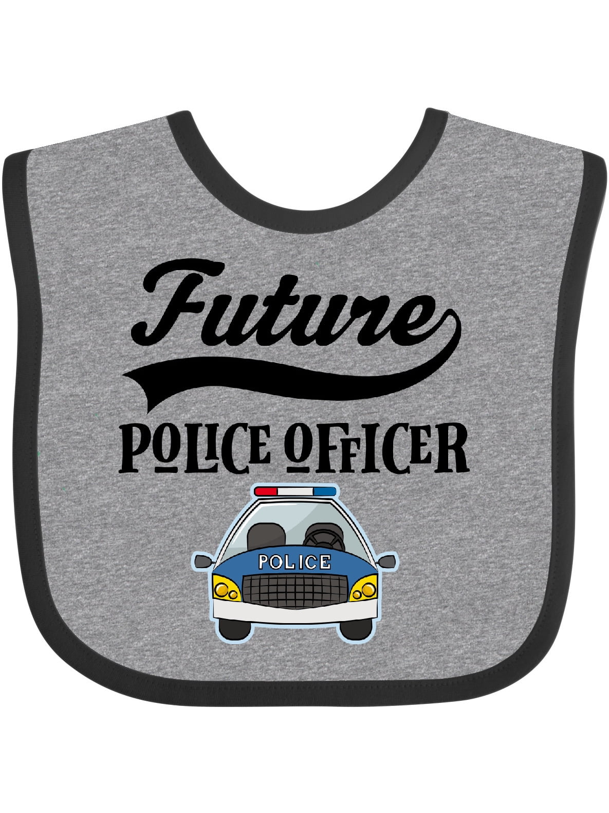 Inktastic Future Police Officer Car Boys or Girls Baby Bib - Walmart.com