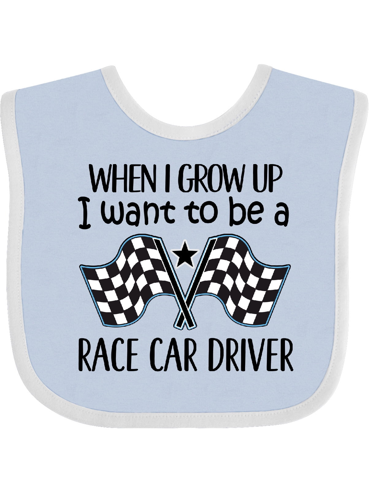 Inktastic Future Race Car Driver Racing Boys Baby Bib - Walmart.com