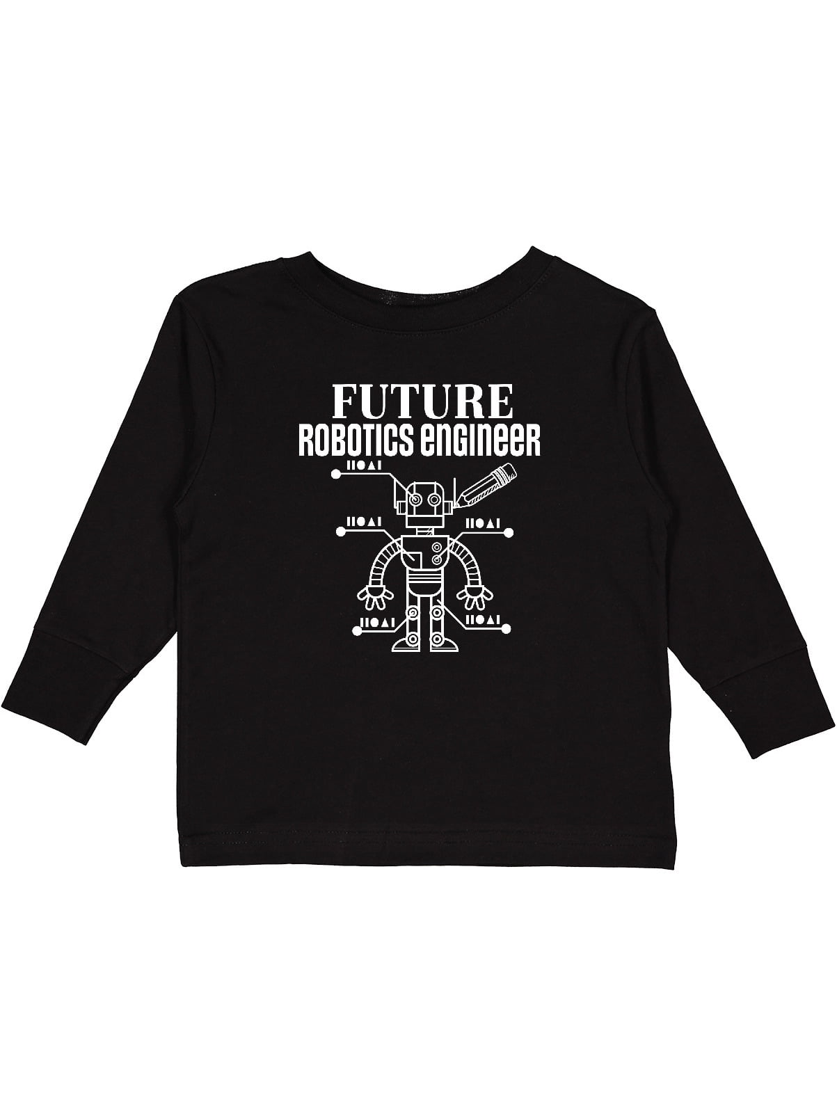 Inktastic Future Robotics Engineer Robot Boys or Girls Long Sleeve ...
