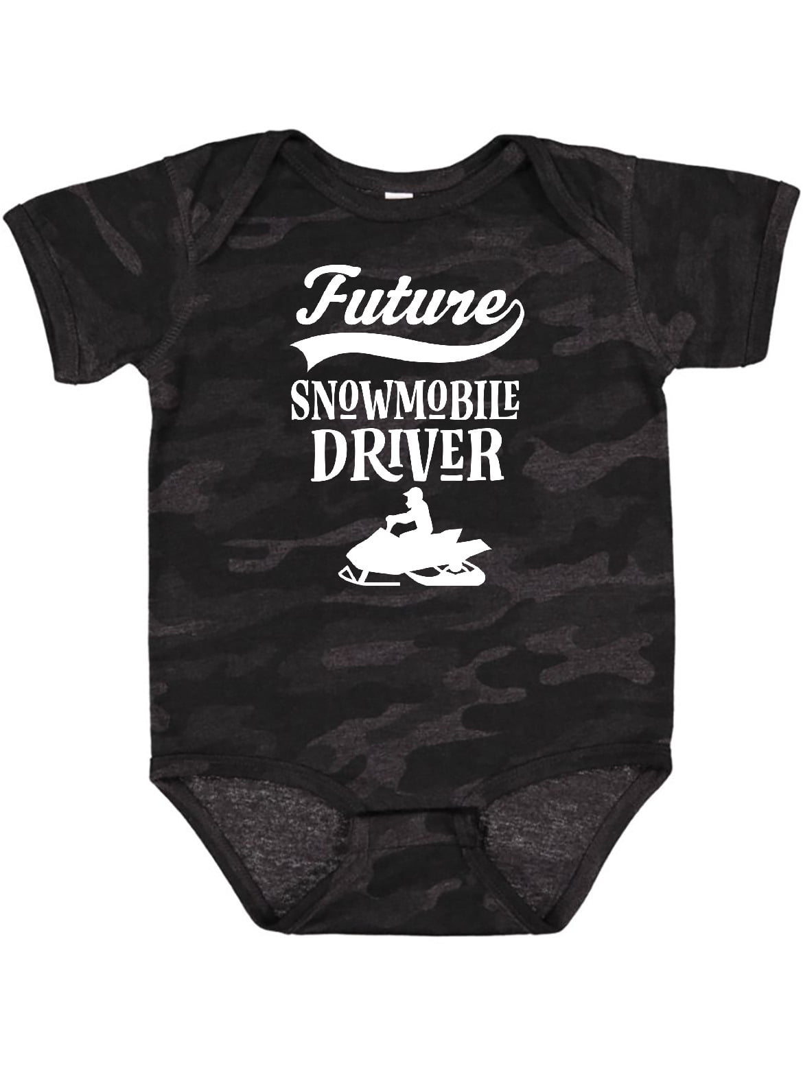 Inktastic Future Snowmobile Driver Snowmobiling Boys or Girls Baby ...