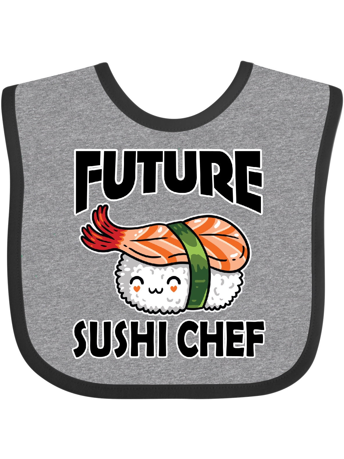 Inktastic Future Sushi Chef Baby Clothes Boys or Girls Baby Bib ...