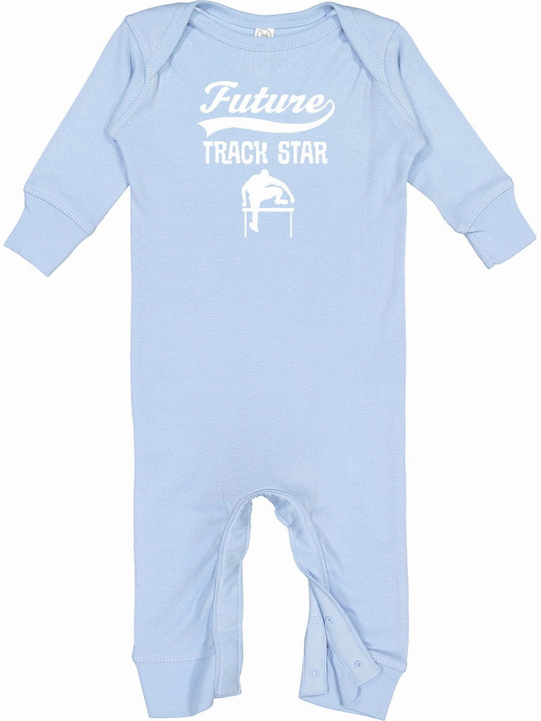 Inktastic Future Track Star Boys Sports Hurdles Baby Romper Coveralls ...