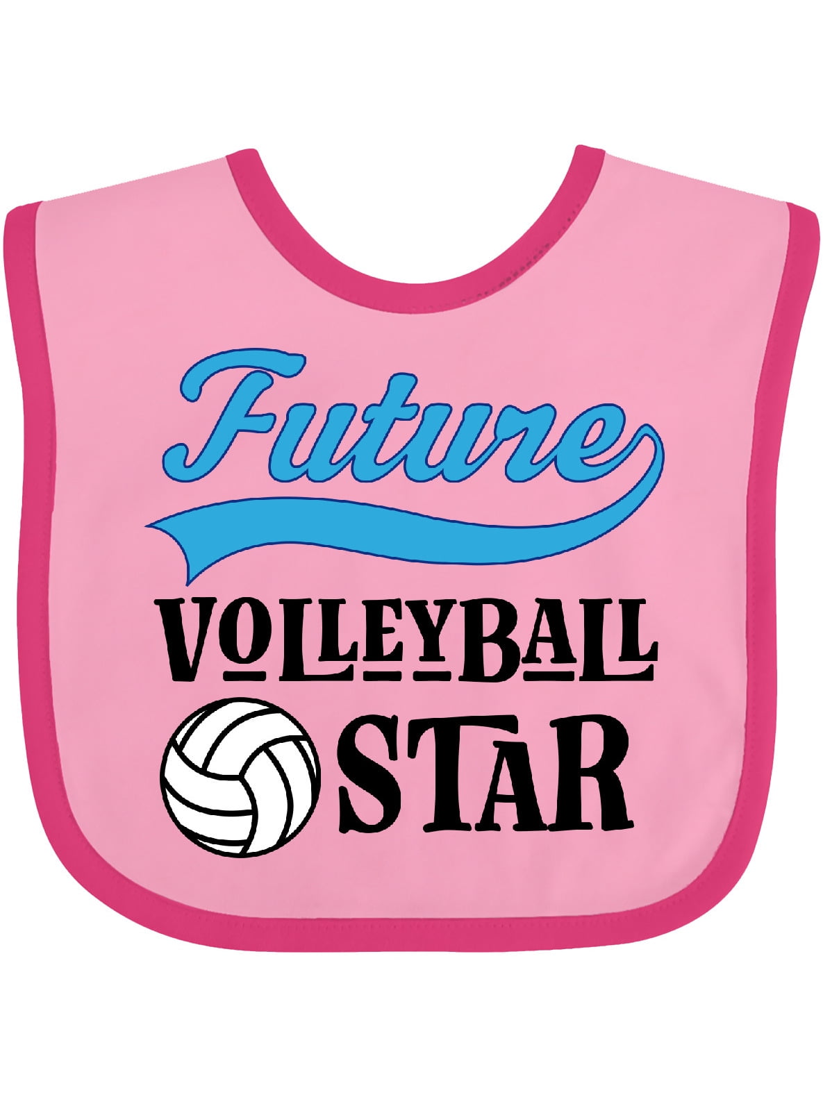 Inktastic Future Volleyball Star Boys Baby Bib - Walmart.com