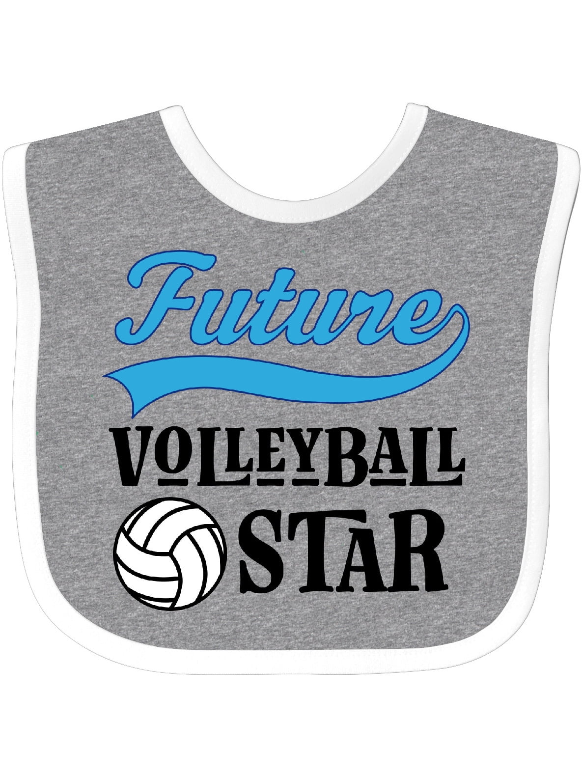 Inktastic Future Volleyball Star Boys Baby Bib - Walmart.com