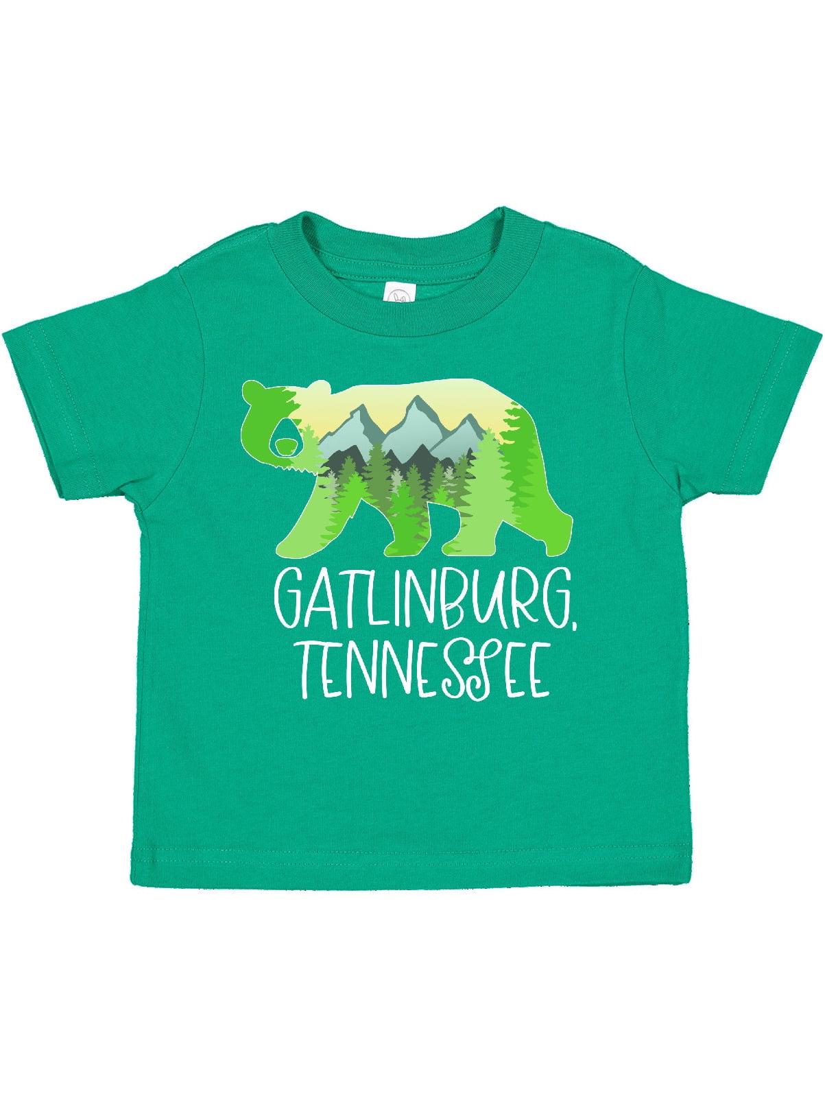 Inktastic Gatlinburg, Tennessee- Mountains and Bear Shape Boys or Girls ...