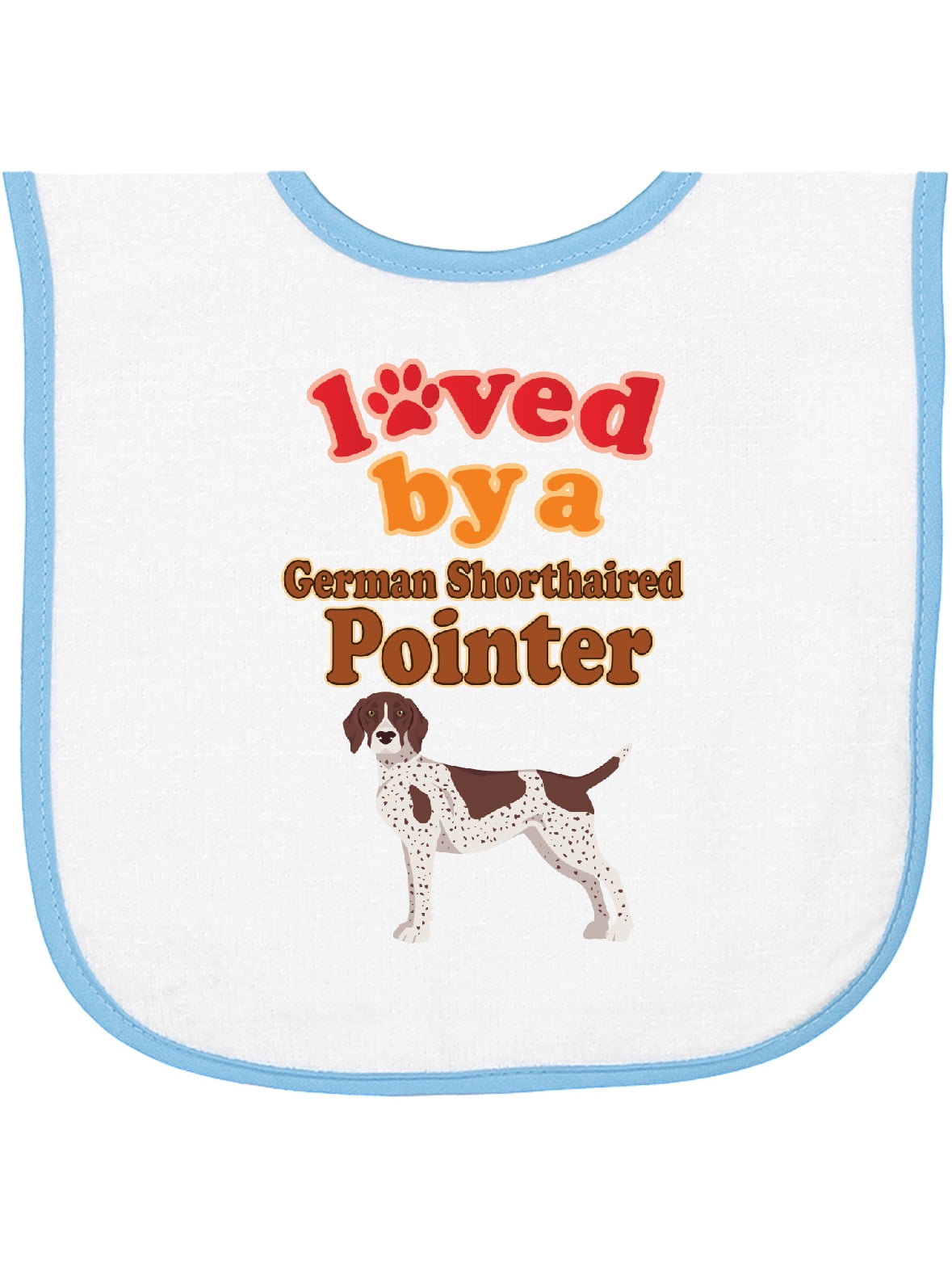 Inktastic German Shorthaired Pointer Owner Baby Terry Cloth Bib ...